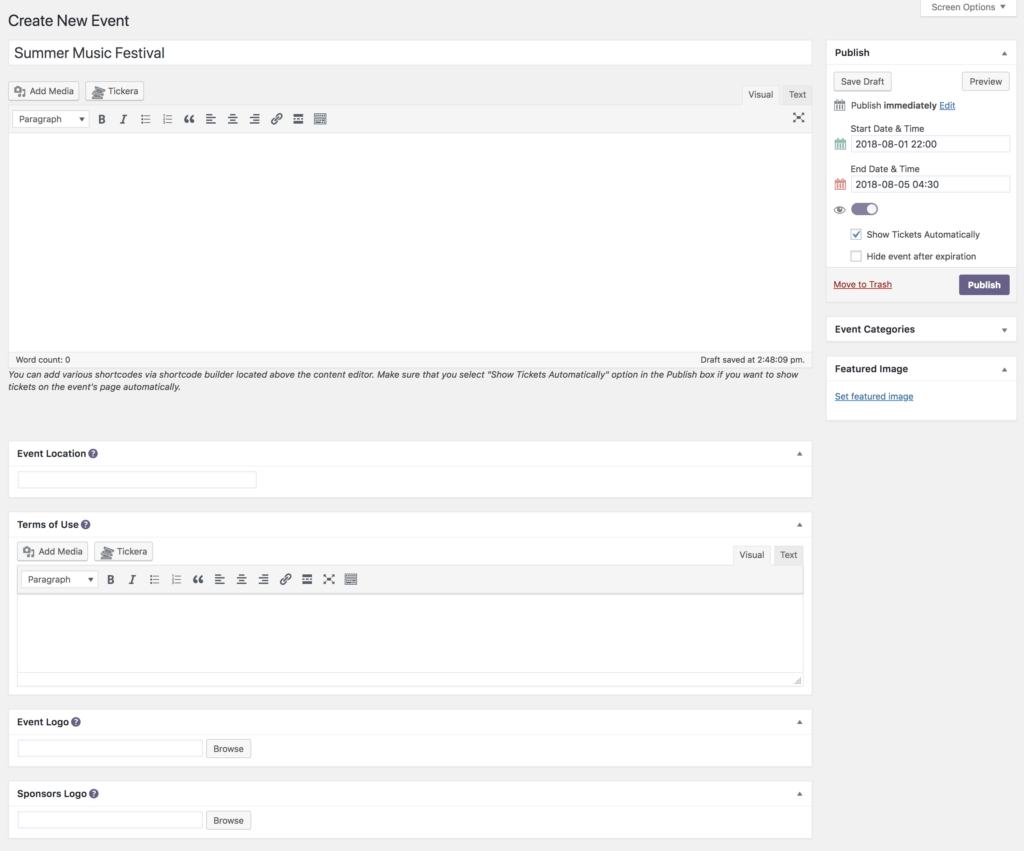 Running Tickera at Music Festival - WordPress Event Ticketing