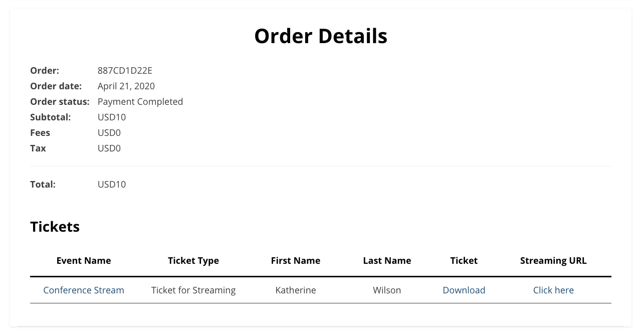 Sell Tickera tickets for your streamed event - WordPress Event Ticketing