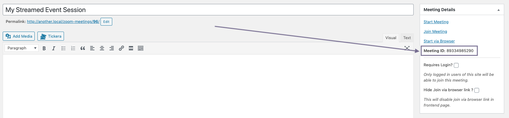 Sell Tickera tickets for your streamed event - WordPress Event Ticketing